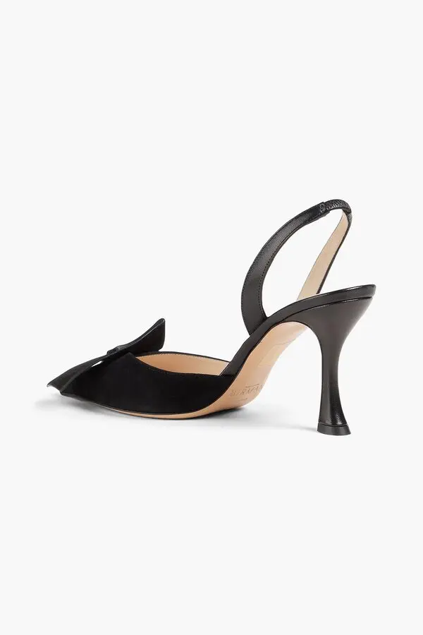 ALEXANDRE BIRMAN Bonny 85 Suede Slingback Pumps