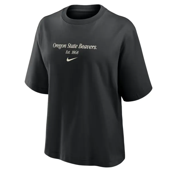 Nike Oregon State Authentics College Boxy T-shirt - Black