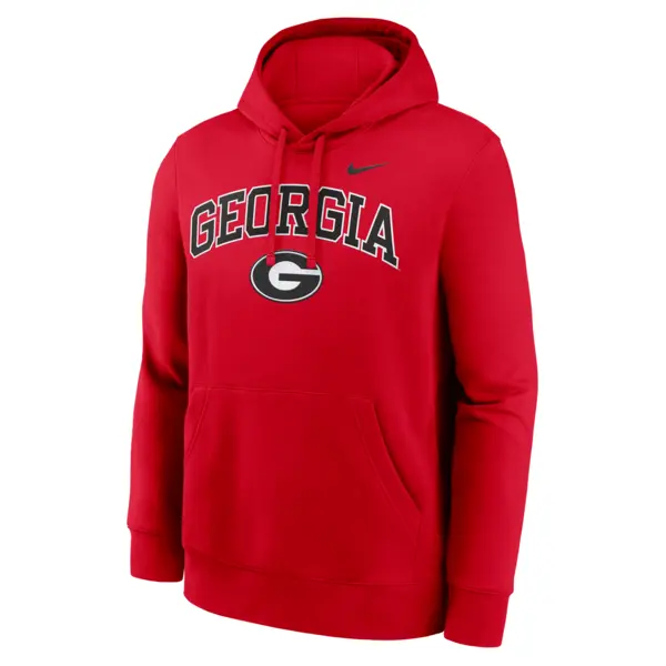 Nike Georgia Arch College Pullover Hoodie - Red
