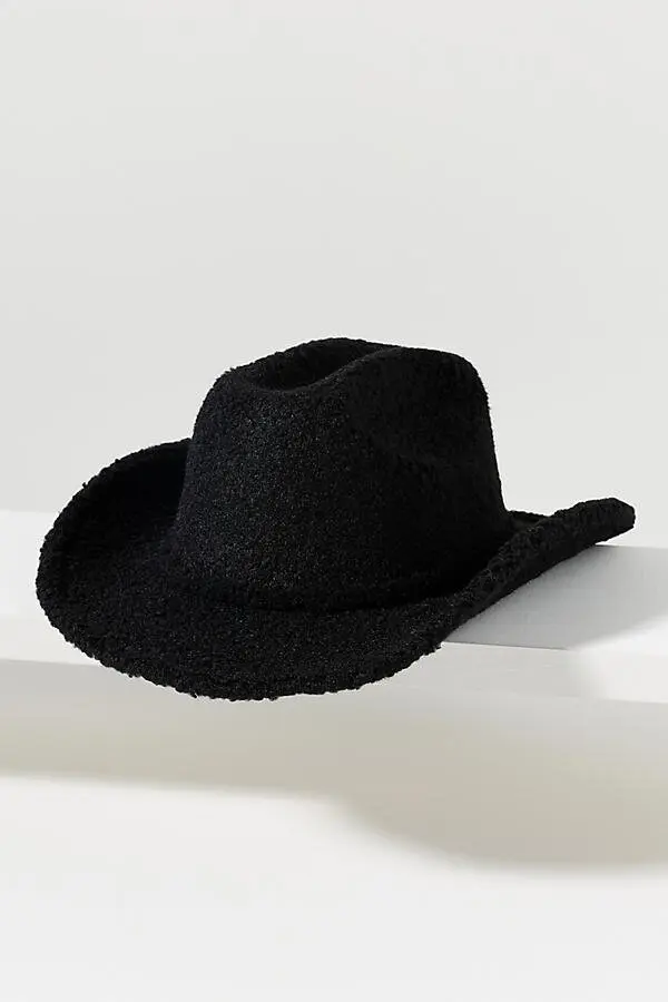 San Diego Hat Sherpa Fleece Rancher - Black