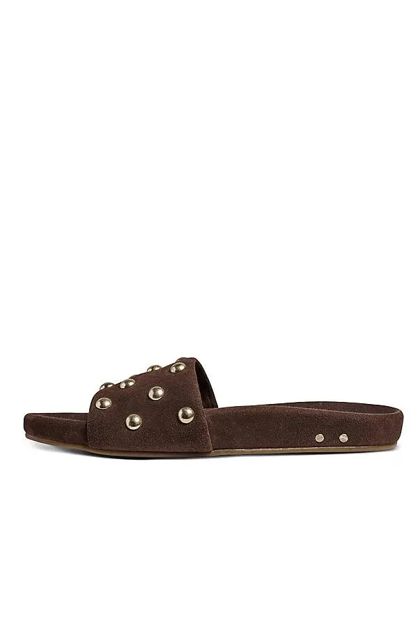 Beek Gallito Studded Slide Sandals - Brown