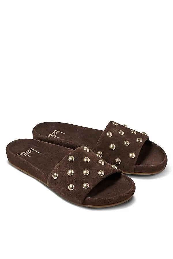 Beek Gallito Studded Slide Sandals - Brown
