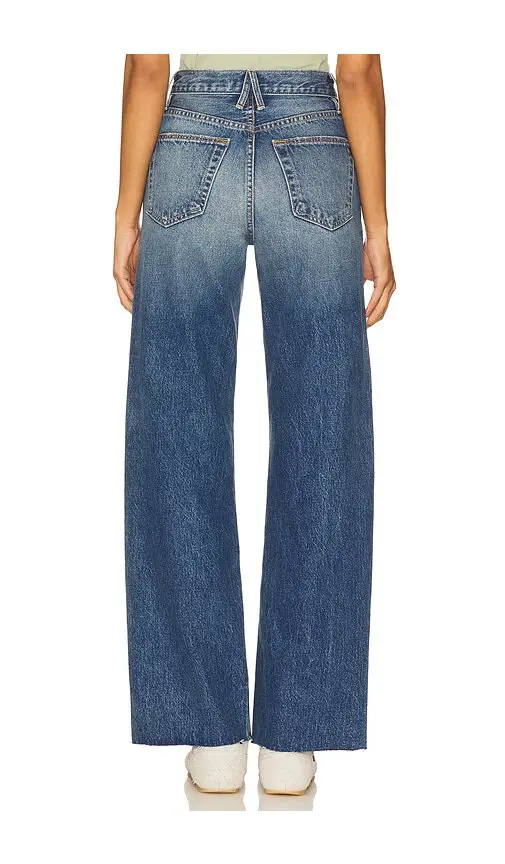 SLVRLAKE Grace Wide Leg Jeans - Blue