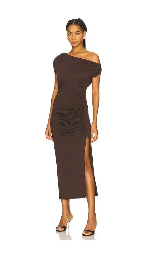 Susana Monaco One Arm Midi Dress
