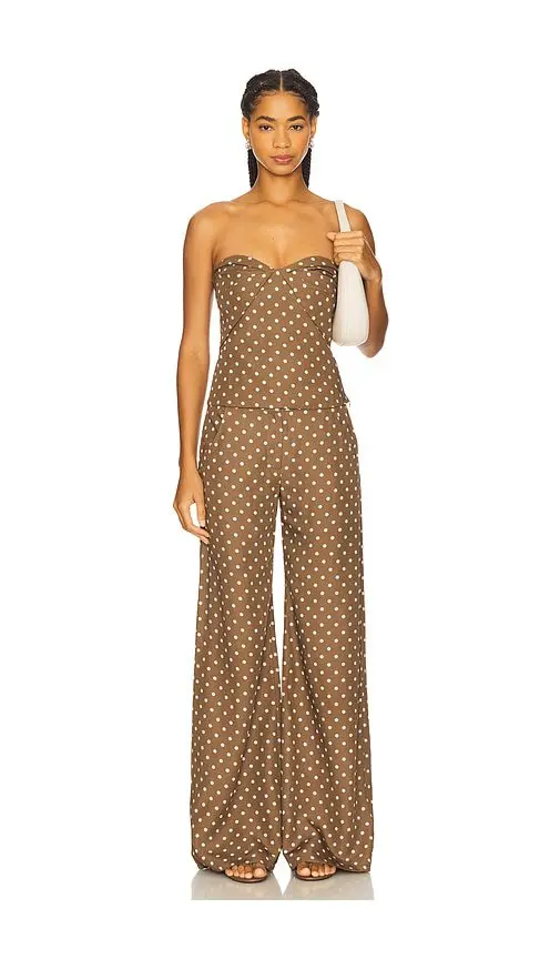 Amanda Uprichard X Revolve Soho Top - Brown