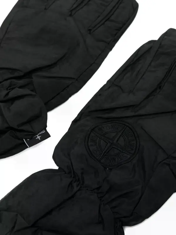 Stone Island Embroidered Logo Gloves