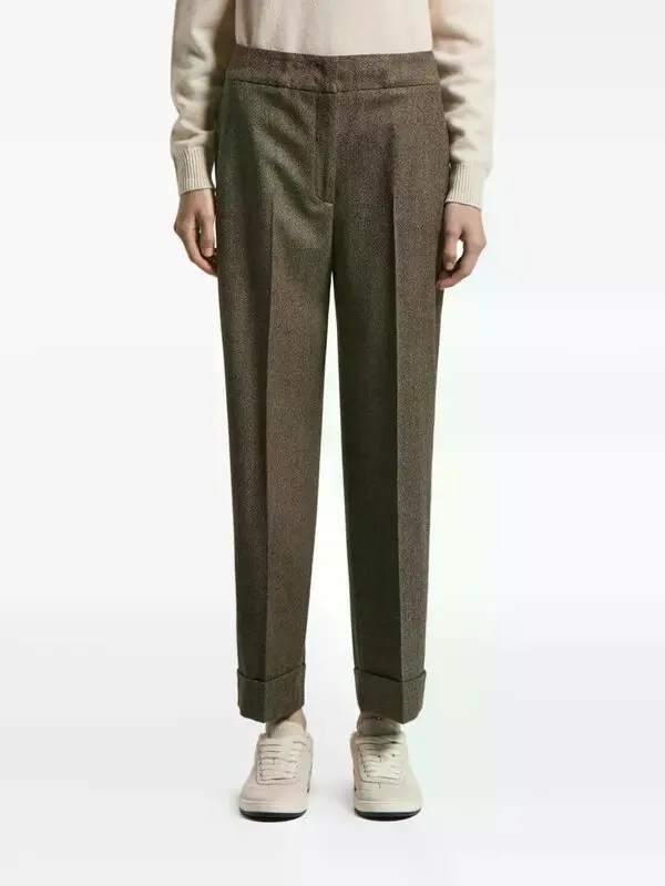 Peserico Cuffed-hem Trousers