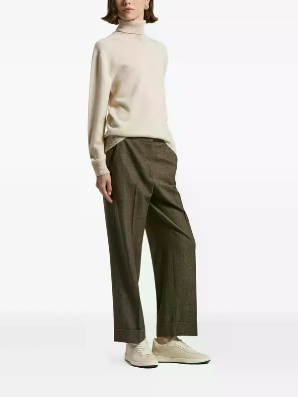Peserico Cuffed-hem Trousers