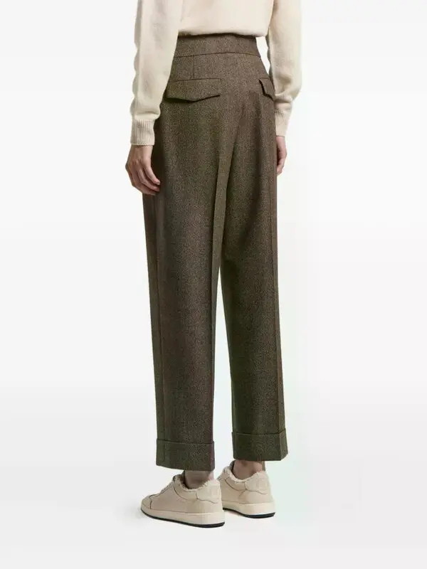 Peserico Cuffed-hem Trousers