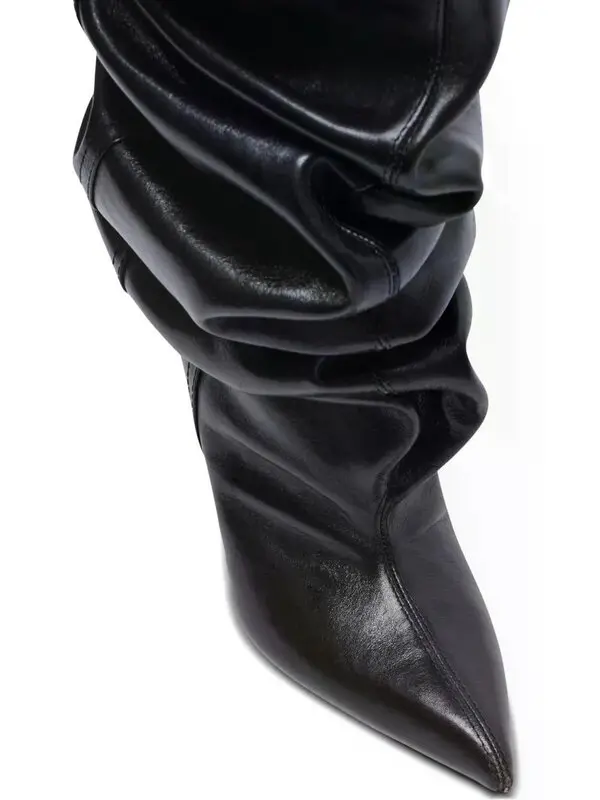 Balmain Wedge Over-the-knee Boots - Black