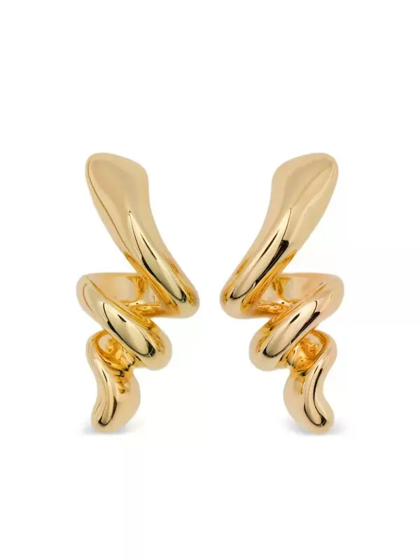 MARIA BLACK Small Coil Earrings - Gold