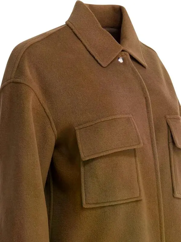 SEMPER Collared Shirt Jacket - Brown