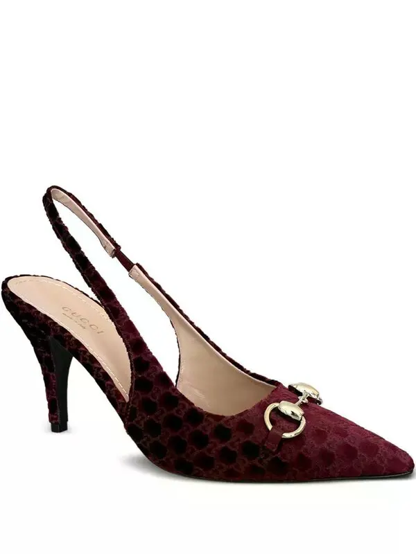 Gucci Horsebit Gg Slingback Pumps