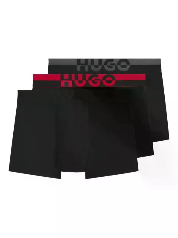 Hugo Logo-waistband Boxers - Black