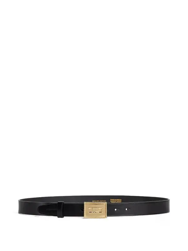 Dsquared2 Rectangular-buckle Belt - Black
