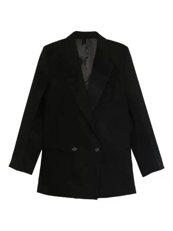 TOTEME Double-breasted Shield Blazer - Black