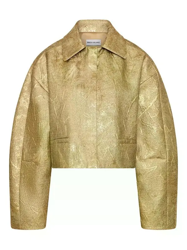 Rebecca Vallance Metallic-effect Zip Jacket