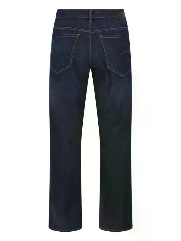 G-star Raw Logo-patch Straight-leg Jeans