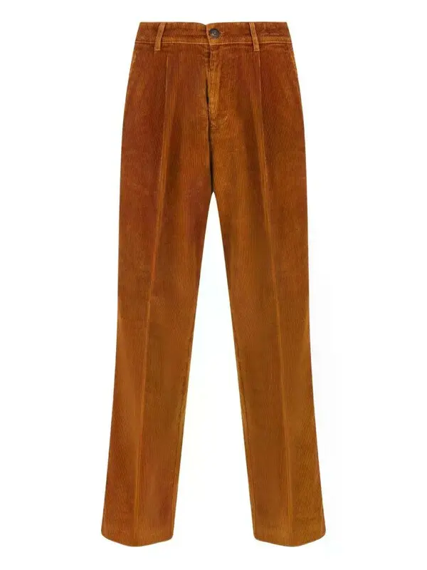 FAY Corduroy Straight-leg Trousers