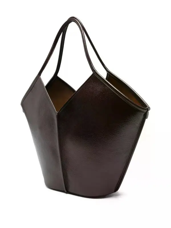 Hereu Calella Leather Tote Bag - Brown