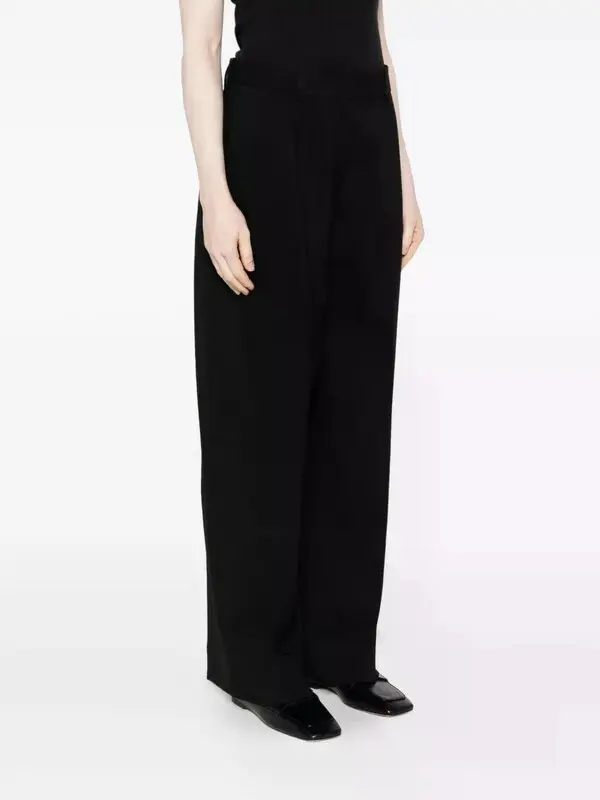 TOTEME Pleated Trousers - Black