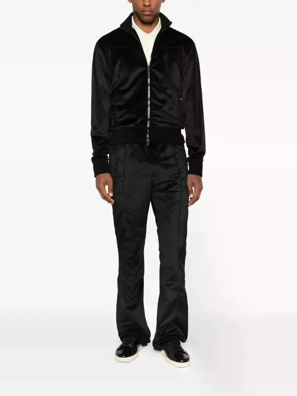 Amiri Velour Zip-up Jacket