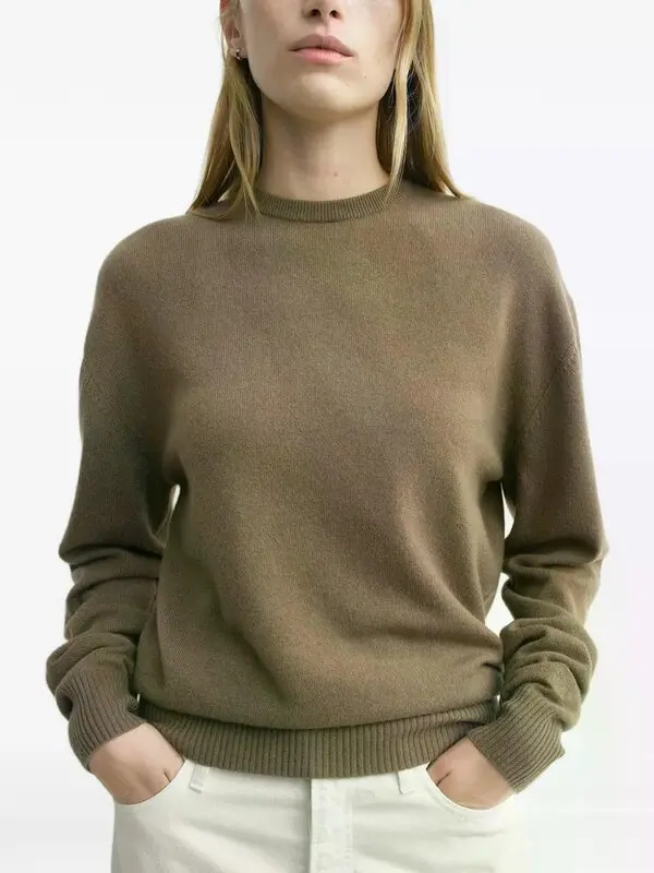 TOTEME Round-neck Sweater - Brown