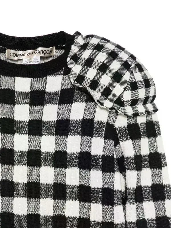 Comme Des Garçons Gingham-check Top