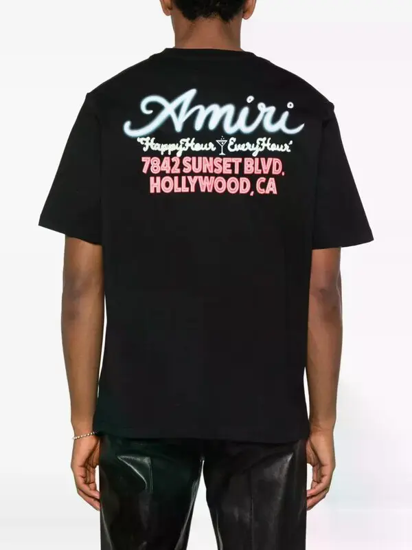 Amiri Logo-embroidered T-shirt