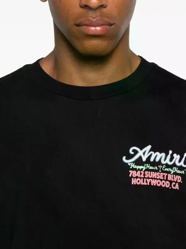 Amiri Logo-embroidered T-shirt