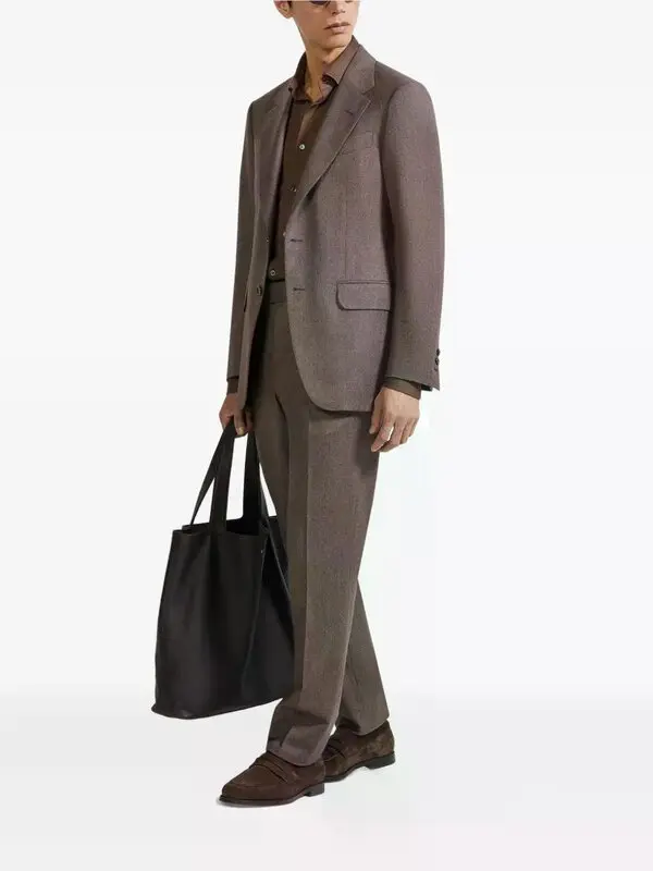 Zegna Single-breasted Mélange Suit