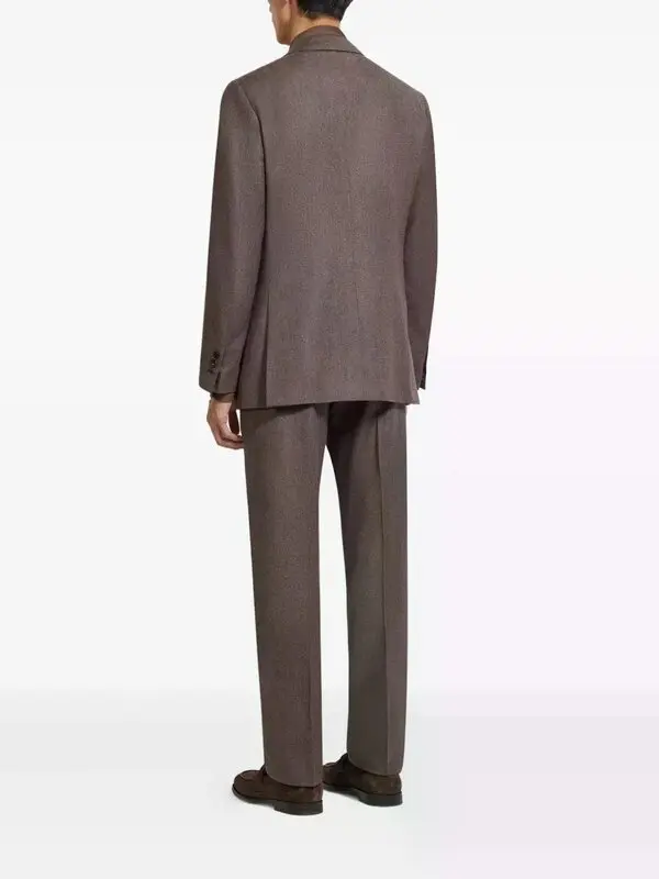 Zegna Single-breasted Mélange Suit