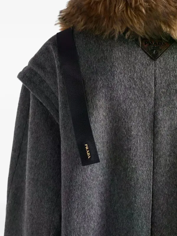 Prada Single-breasted Overcoat - Grey