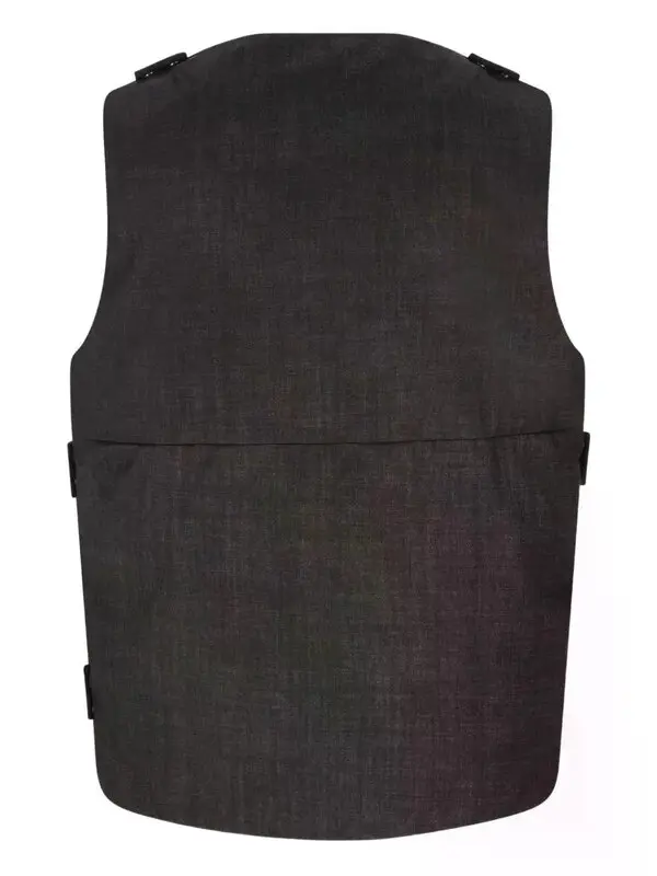 MASSIMO OSTI STUDIO Logo-plaque Padded Gilet