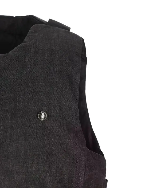 MASSIMO OSTI STUDIO Logo-plaque Padded Gilet