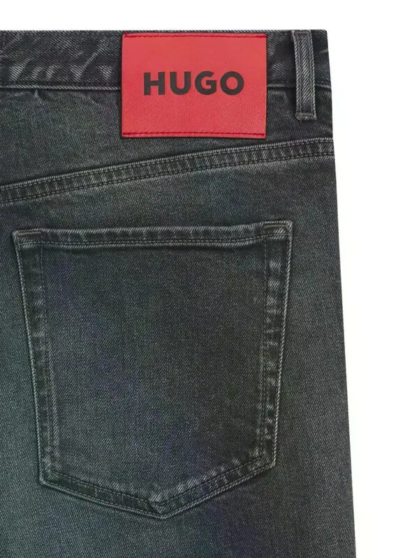Hugo Logo-plaque Straight Leg Jeans