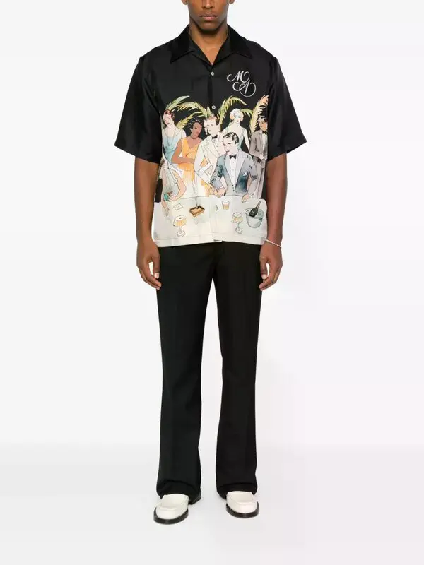 Amiri Illustration-print Short-sleeve Shirt