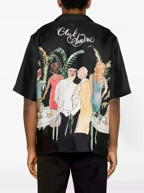 Amiri Illustration-print Short-sleeve Shirt