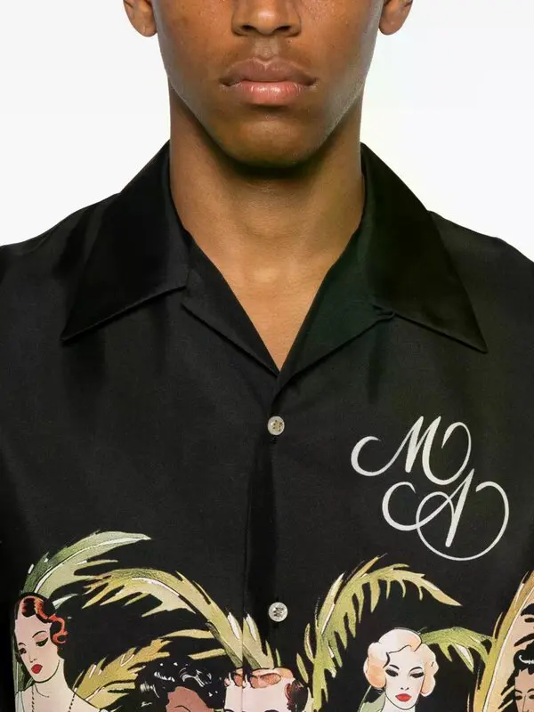 Amiri Illustration-print Short-sleeve Shirt