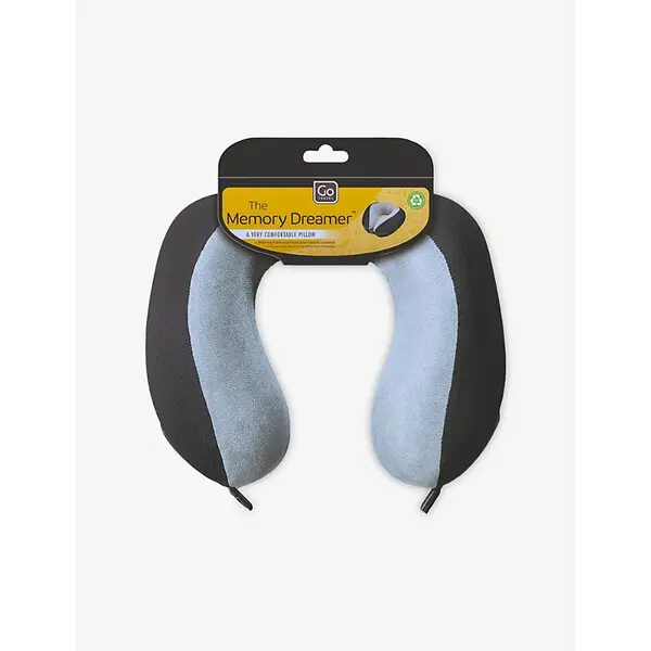 GO TRAVEL Memory Dreamer Neck Pillow - Black Grey