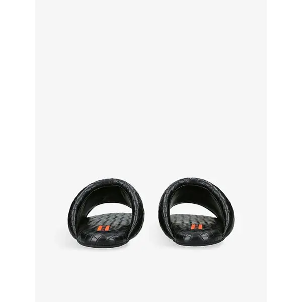 SIMONMILLER Woven Leather Sliders