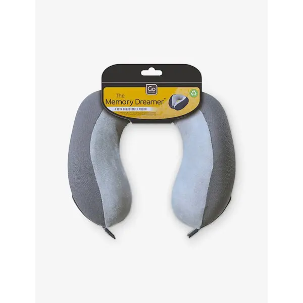 GO TRAVEL Memory Dreamer Neck Pillow - Navy Grey