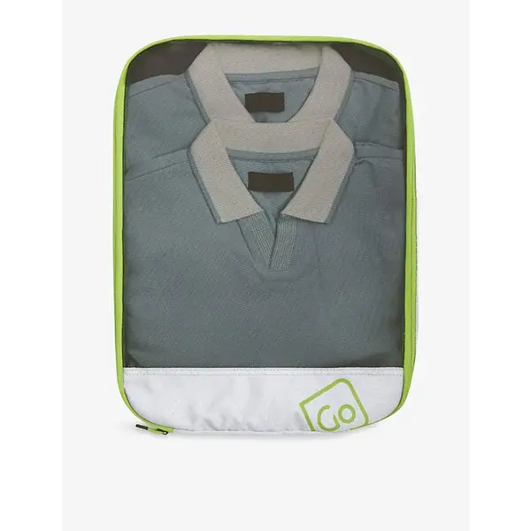GO TRAVEL Deeper Set Of Two Packing Cubes - Green