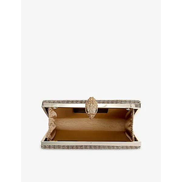 Kurt Geiger Kensington Woven Clutch - Beige