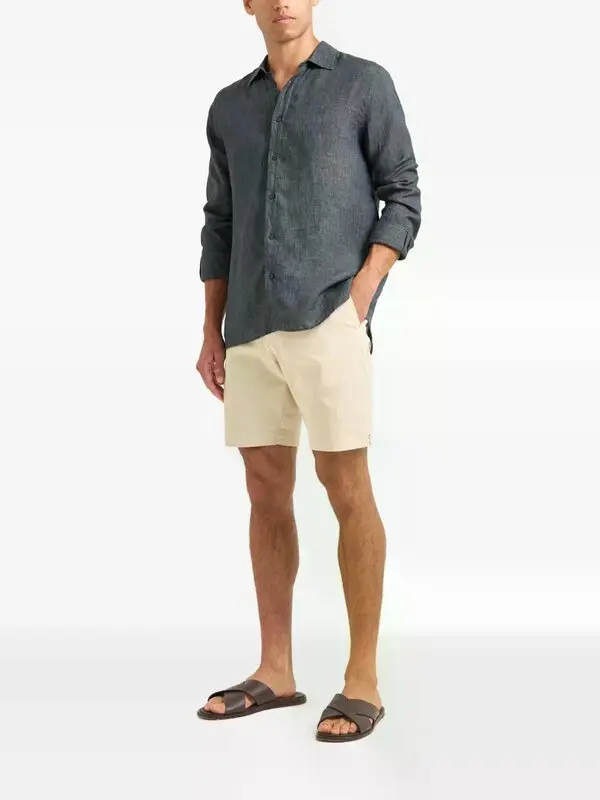 Orlebar Brown Stretch-cotton Belted Shorts