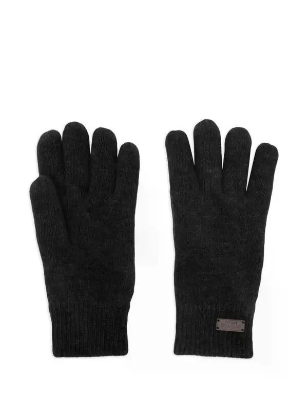 Barbour Carlton Wool-blend Gloves - Black