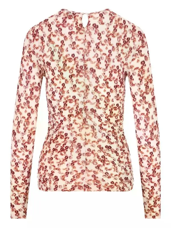 Isabel Marant Étoile Floral-print Tie-back Top