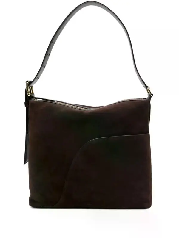 ATP ATELIER Bassano Suede Shoulder Bag - Brown