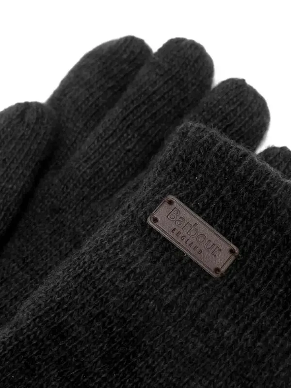 Barbour Carlton Wool-blend Gloves - Black