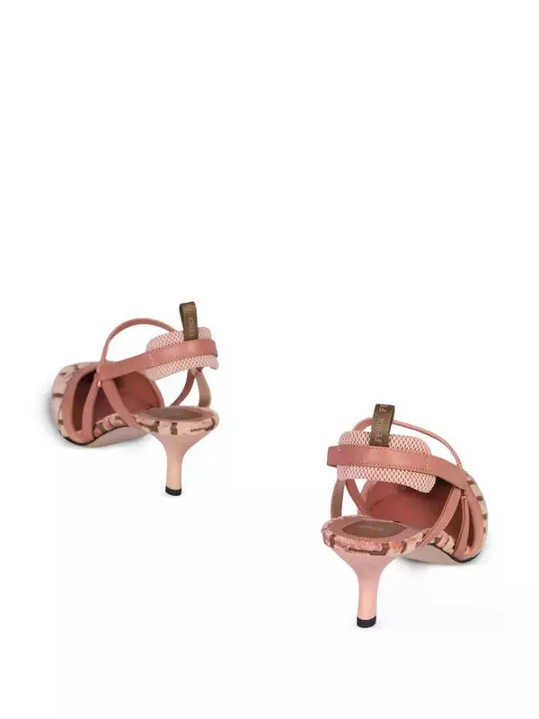 Fendi 55mm Colibrì Lit Slingback Pumps